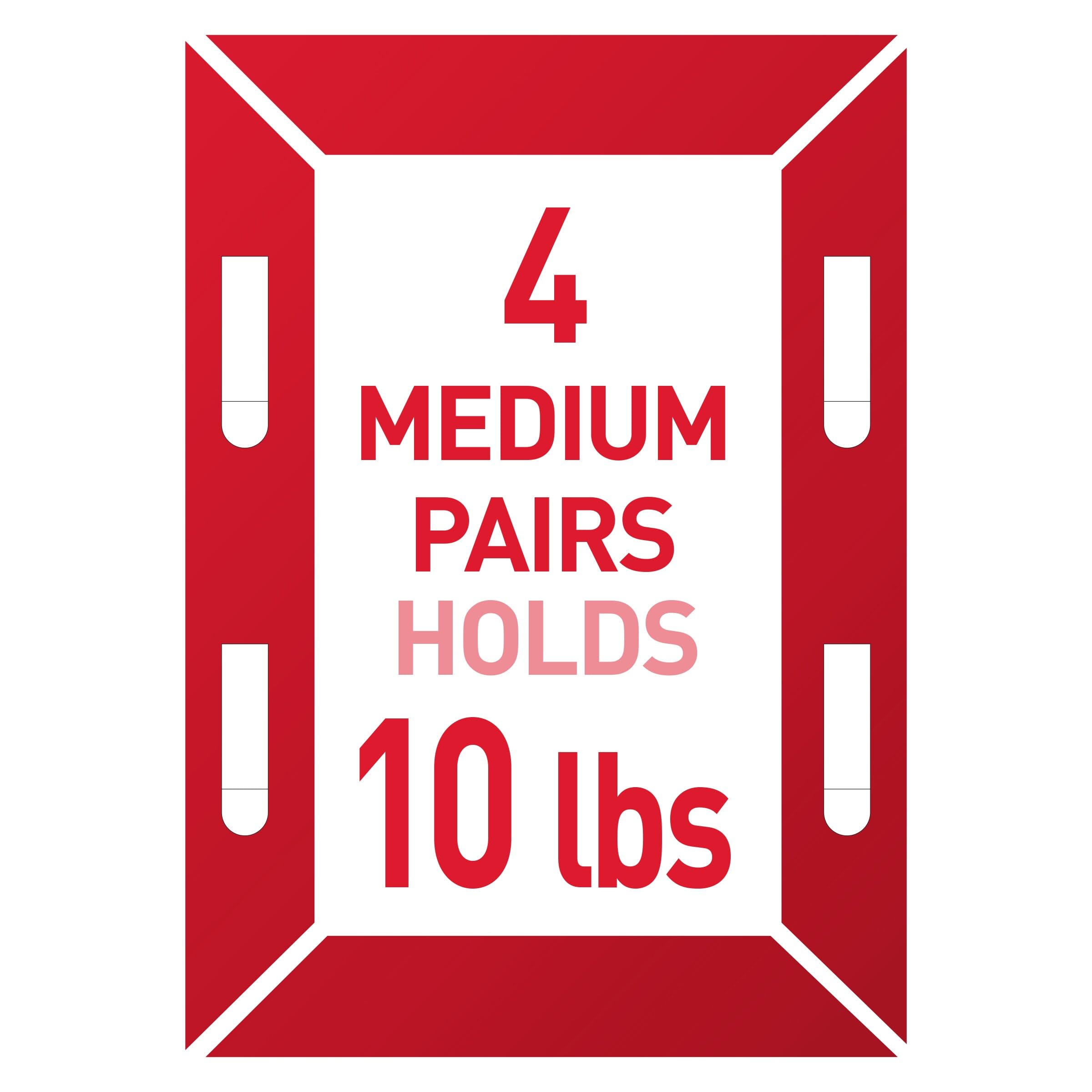 Command Medium and Large Picture Hanging Strips, Damage Free Hanging Picture Hangers, No Tools Wall Hanging Strips for Living Spaces, 12 Medium Pairs and 16 Large Pairs (Pack of 1)
