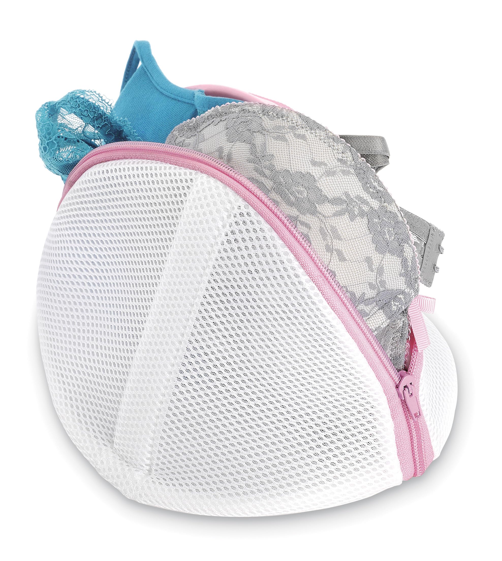 Whitmor Mesh Bra Wash Bag White