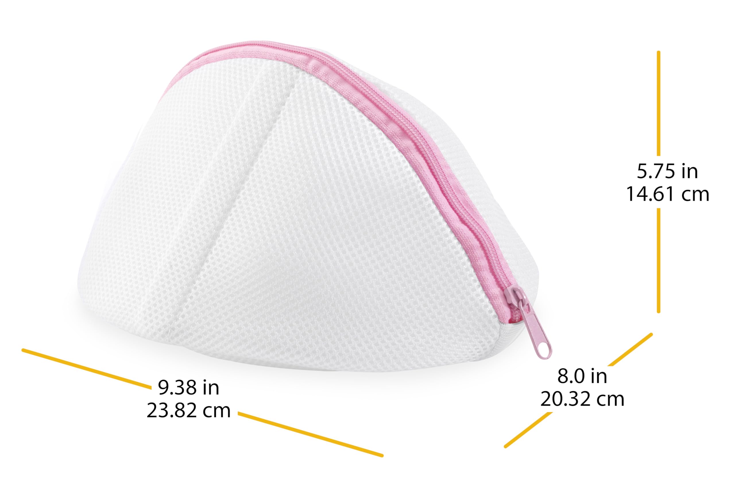 Whitmor Mesh Bra Wash Bag White