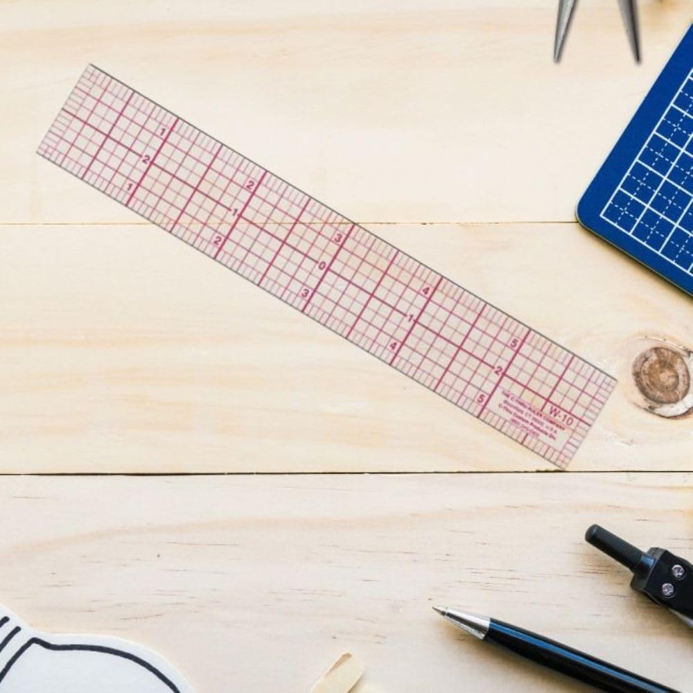 Westcott 6" Engineers’ Protractor Ruler (W-8)