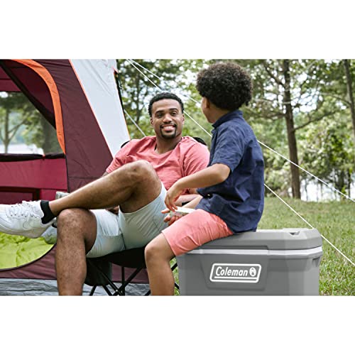 Coleman Classic Series Insulated Portable Wheeled Cooler, Leak-Resistant Outdoor Hard Cooler Keeps Ice up to 5 Days, 65-Quart