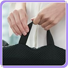 Gel Seat Cushion Comfort Honeycomb Egg Crate Design Gel Pad Provides Excellent Support For Lower Back, Spine, Hips Promotes Venting & Good Sitting Posture For Office Chair Car Sitter Wheelchair
