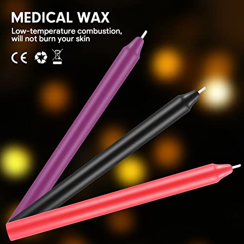 MANFLY Low Temperature Candles Low Heat Romantic Candles Wax for Couples, Wedding, Home Decoration (12pcs)