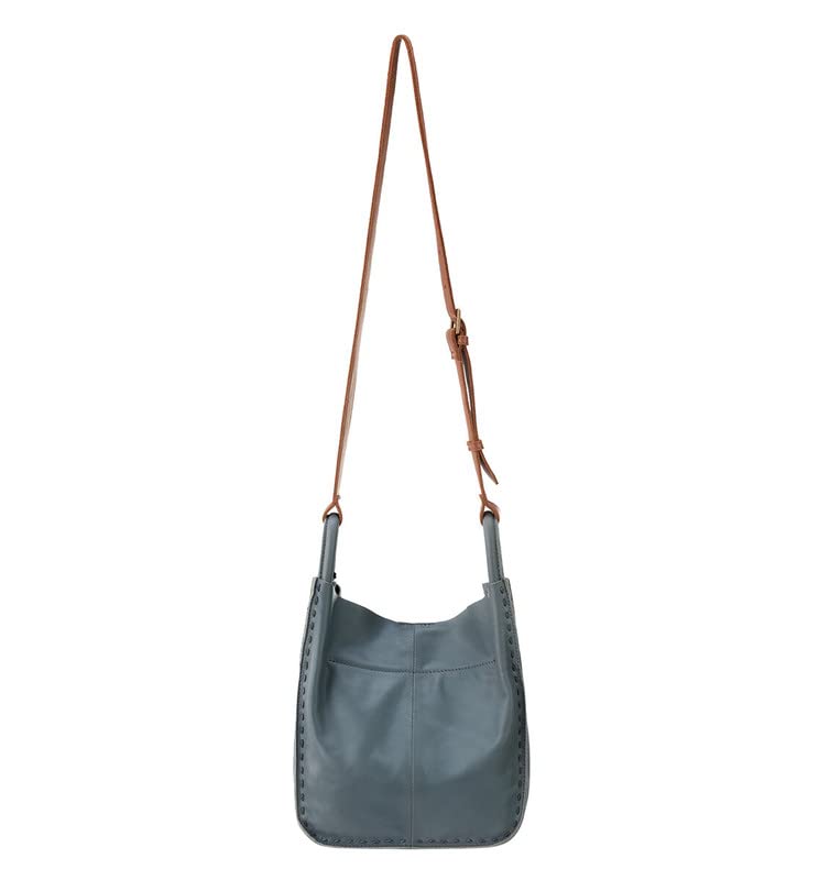 The Sak Los Feliz Crossbody Bag in Leather, Large, Unlined Purse with Single Adjustable Shoulder Strap