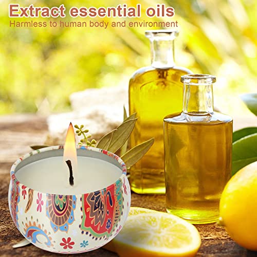 Scented Candle Set Gift for Women,12 Pack Aromatherapy Candles,Soy Wax Candle with Strong Fragrance, 2.5 Oz Jar Candle Set Long Last 180-240 Hours,Gift for Christmas Valentine's Day Decoration