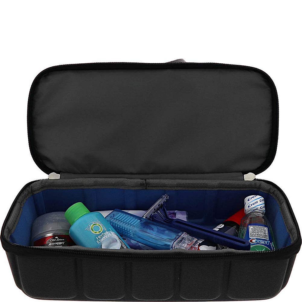 Lewis N. Clark Deluxe Travelflex Toiletry Kit, Makeup Bag, Shower Caddy + Travel Organizer Toiletry Kit, for Luggage, Carryon or Suitcase, Blue