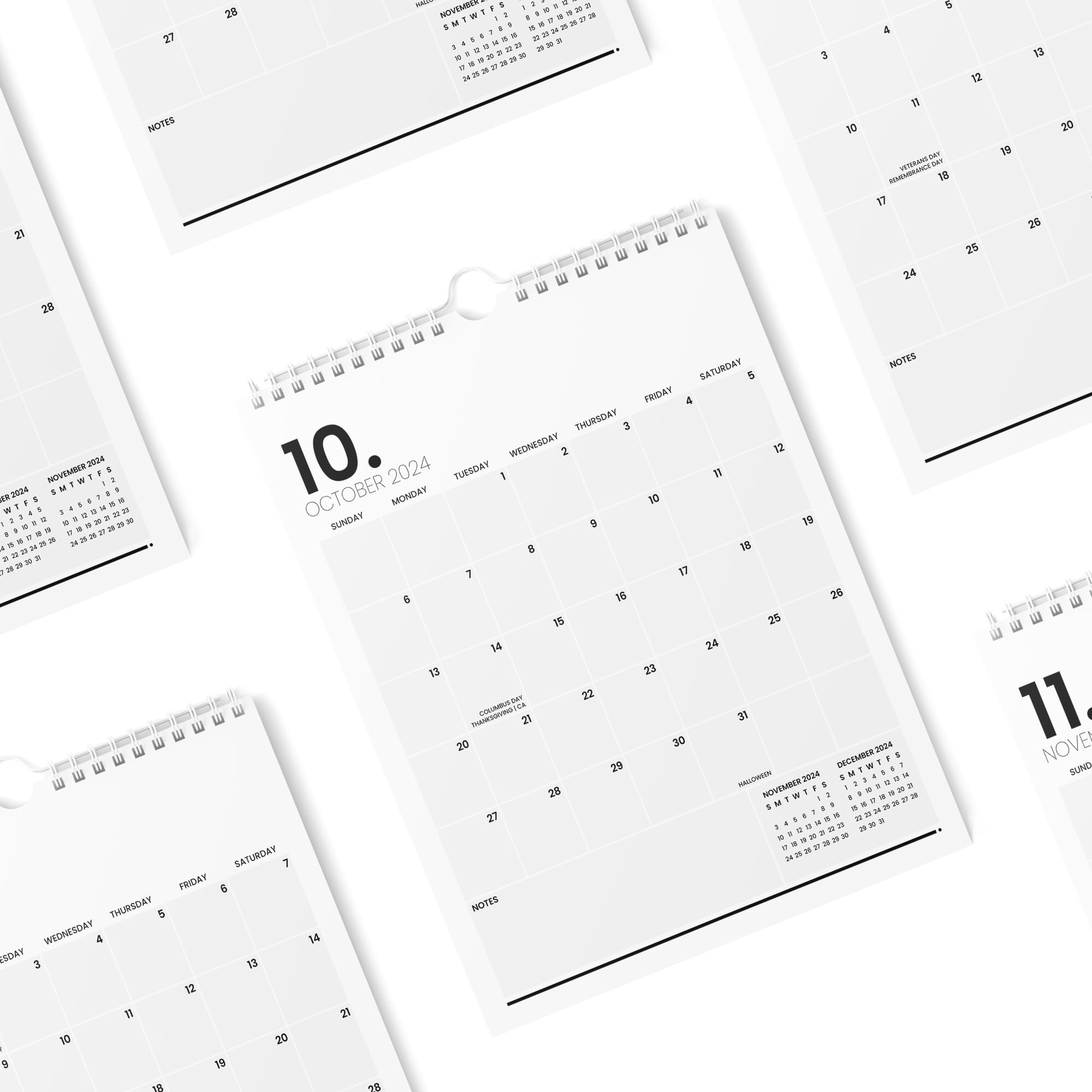 Calendar 2023 - Vertical 8.5x11 2023 Wall Calendar Runs Until June 2024 - Easy Planning with the 2023 Calendar - Aesthetic Wall Calendar 2023 Monthly - Karto - Minimalist