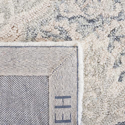 Safavieh Micro-Loop Collection 10' x 14' CharcoalIvory MLP539H Handmade Premium Wool Living Room Dining Bedroom Area Rug