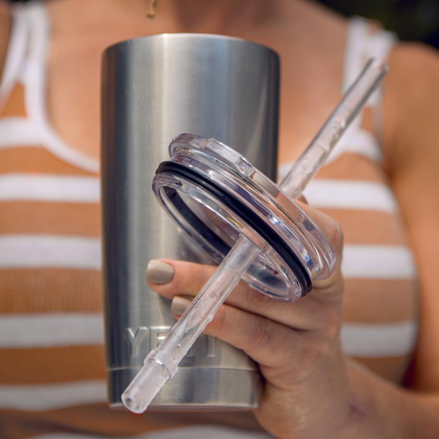 YETI Rambler 20 oz Replacement Lid with Straw