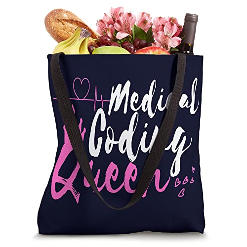 Medical Coding Queen Cute Medical Coder Tote Bag