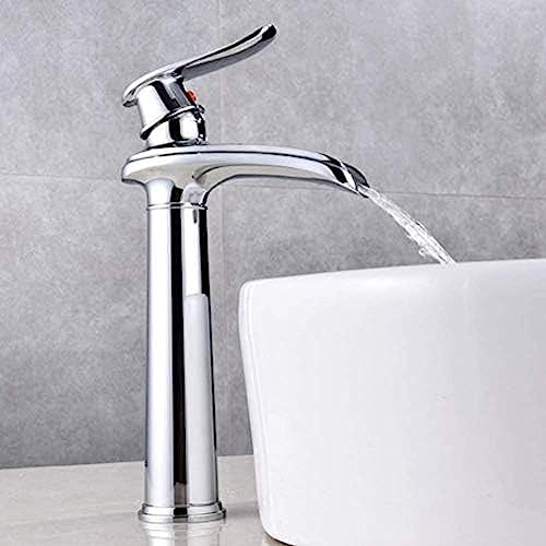 Kitchen Taps Kitchen Tap Faucet Bathroom Toilet Waterfall Faucet Hot and Cold Crane Brass Sink Mixer Valley Waterfall Sink Faucet Single Handle Faucet