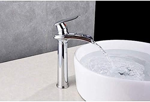 Kitchen Taps Kitchen Tap Faucet Bathroom Toilet Waterfall Faucet Hot and Cold Crane Brass Sink Mixer Valley Waterfall Sink Faucet Single Handle Faucet