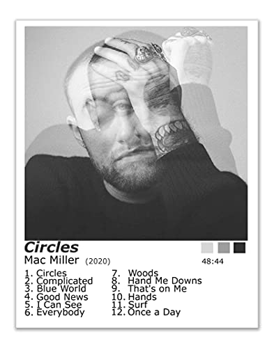 Blue River Mac Miller Posters Wall Art Decor Prints Photos Pics - Set Of 3 (11x14) Inch