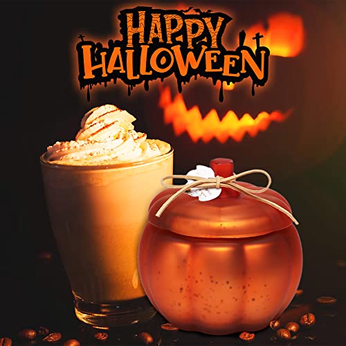 Pumpkin Spice Candle, 12oz Fall Scented Candle, Farmhouse Pumpkin Shaped Candle for Home