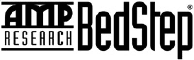 AMP Research 75304-01A BedStep Retractable Bumper Step for 2002-2008 Ram 1500, 2003-2009 Ram 2500/3500 , Black , Large