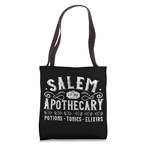 Basic Witch Salem Apothecary Herbalist Elixir Tonic Potion Tote Bag