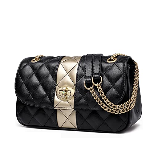 iFOXER Split Cow Leather Cross Body Bag Women's Crossbody Bags Mini Soft Cowhide Shoulder Bag for Girl (black1)