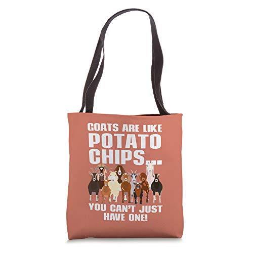 Goat Gifts for Goat Lovers Farm Apparel Meme Pun Funny Goat Tote Bag
