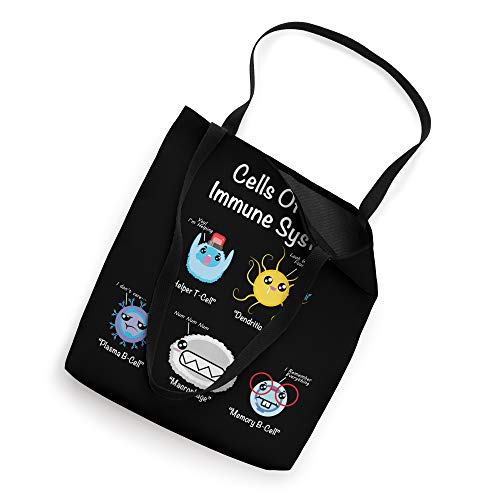 Immune System Cells Biology Gifts Science Humor Immunologist Tote Bag