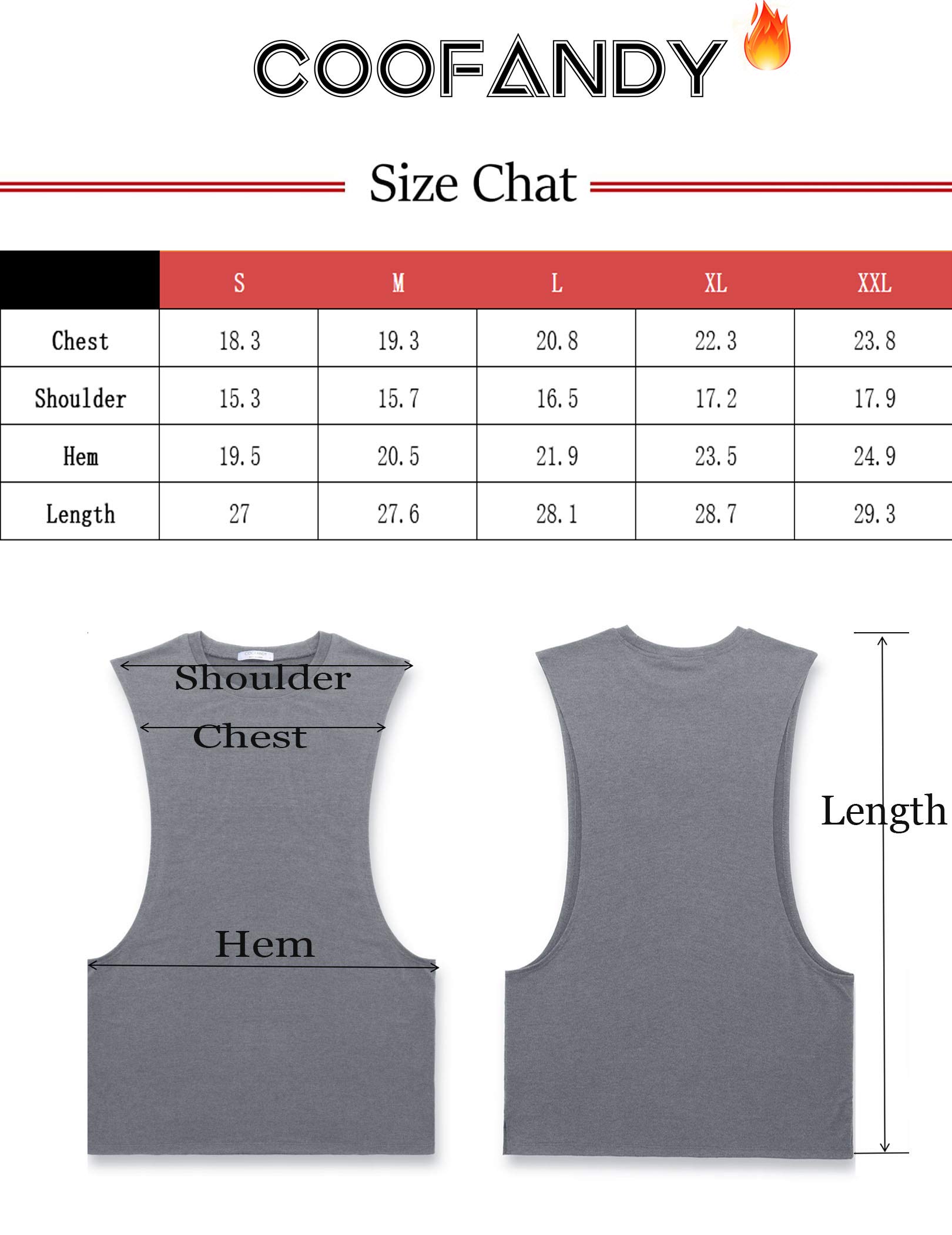 COOFANDY Men Bodybuilding 2 Pack Tank Top Gym Workout Shirt Bodybuilding T Shirt