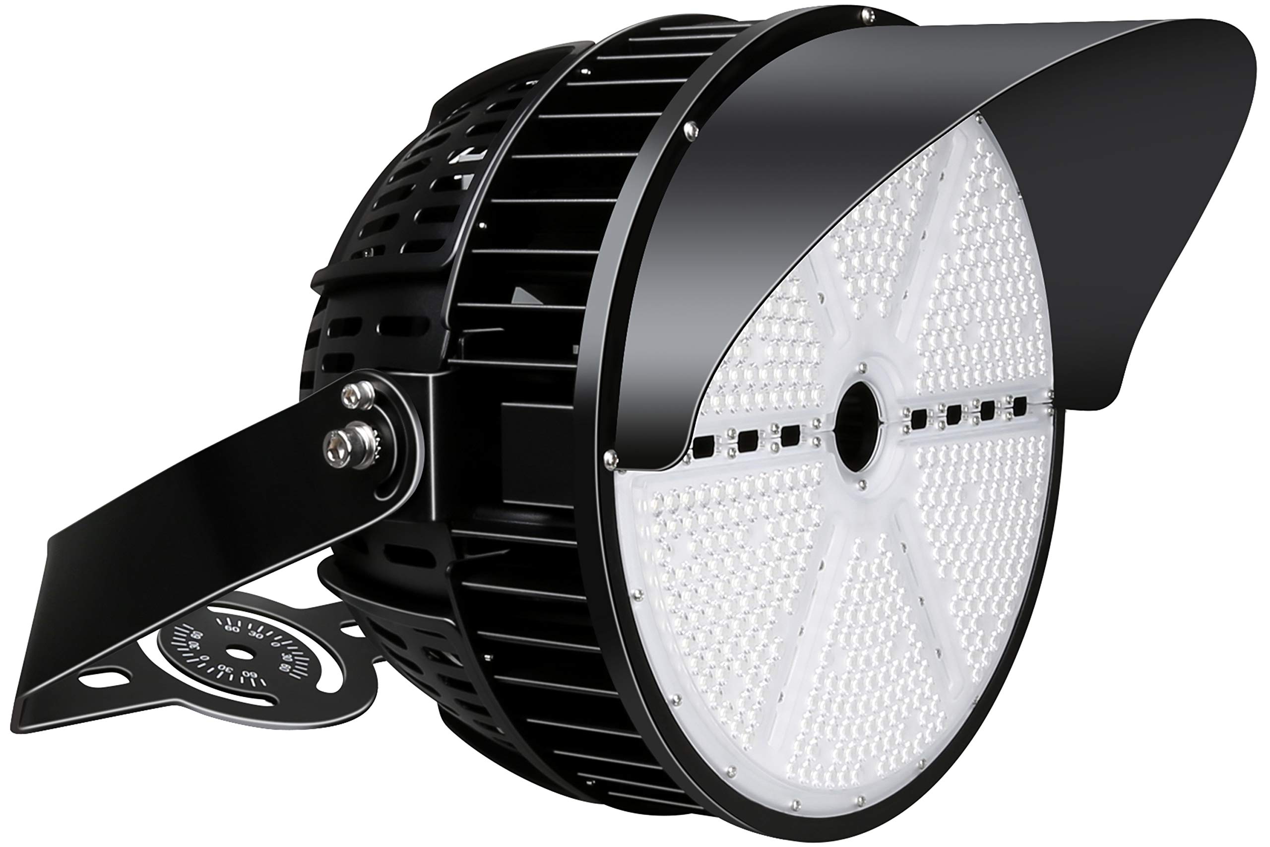 LEDMO LED Gym Stadium Lights 500W 65684 Lumen(1500-2500W Metal Halide Eq.) 5700K High Mast LED Sport Light IP66 LED Arena Commercial Lights for 100-277V Flood Light Outdoor Sport Court UL DLC Listed