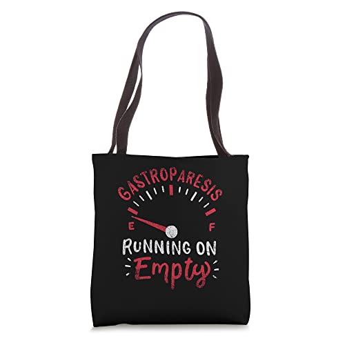 Running On Empty Gastroparesis Awareness Vintage Tote Bag