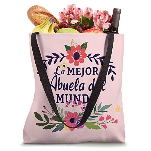 La Mejor Abuela del Mundo Best Gift for Abuela Grandma Tote Bag