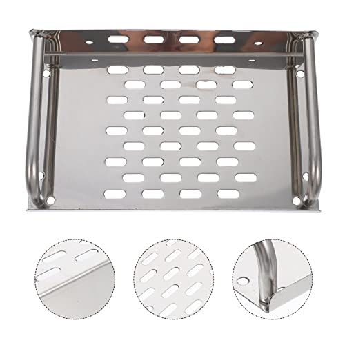 Rustic Wall Shelves Hanging Floating Shelves 1 Set Storage Rack Bathroom Wall- Mounted Shelf Practical Storage Shelf for Home Metal Floating Shelves Bathroom Wall Shelves