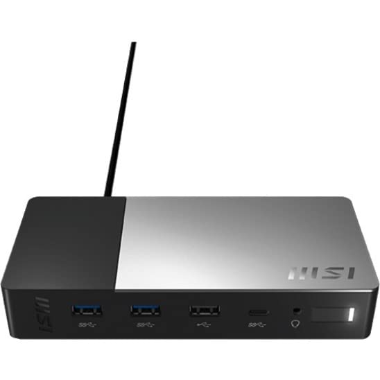 MSI Black USB C Docking Station 2nd gen