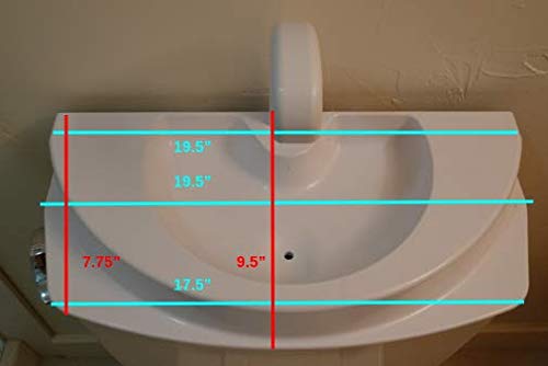 Sink Again (for tanks 15" - 17.5" in front but 17.5" - 19.5" across the back measured with lid off)