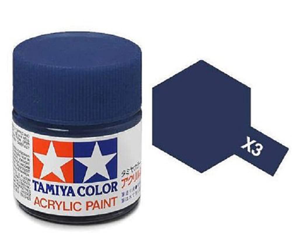 Tamiya Models X-3 Acrylic Paint, Royal Blue