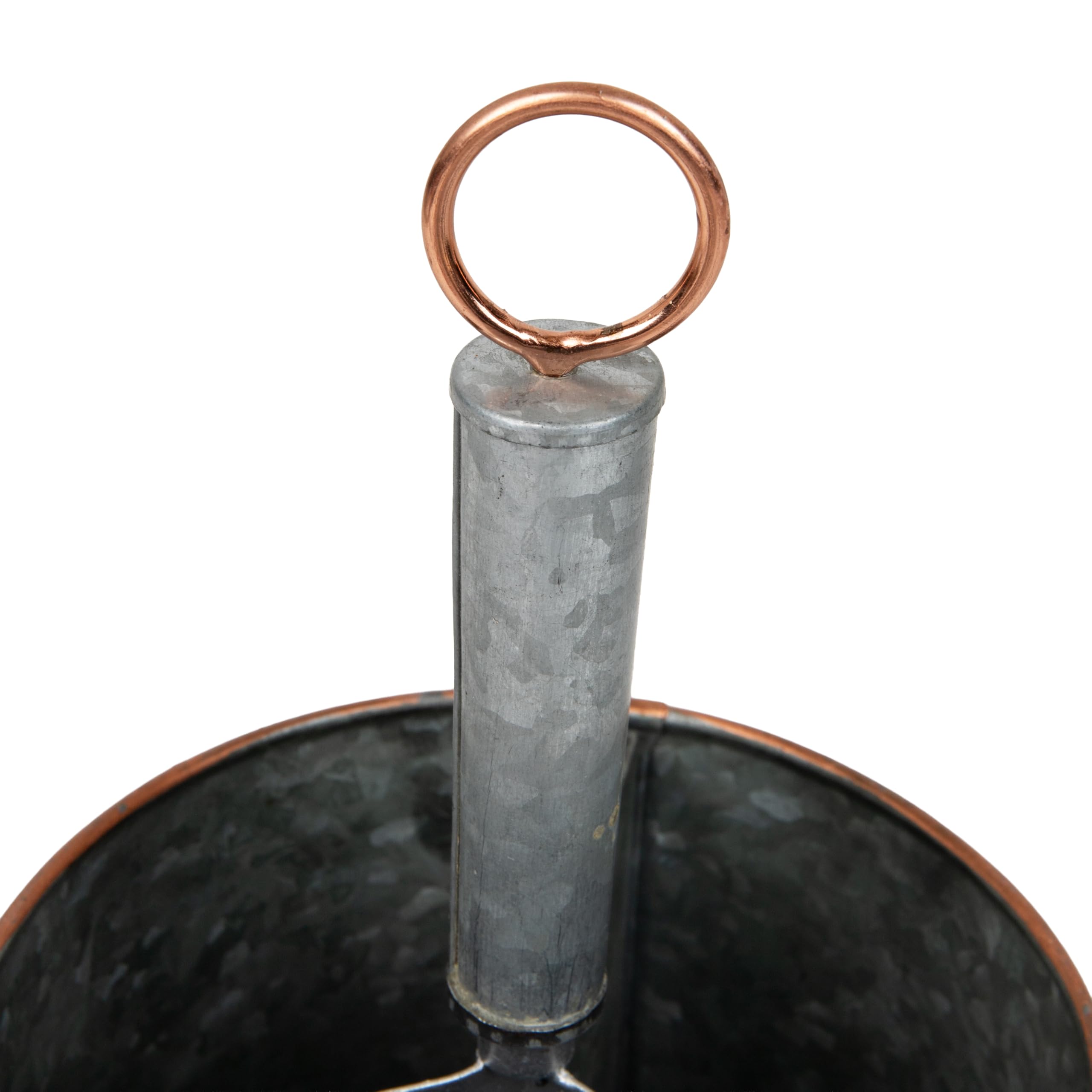 Mind Reader Caddy Utensil Holder, Silver
