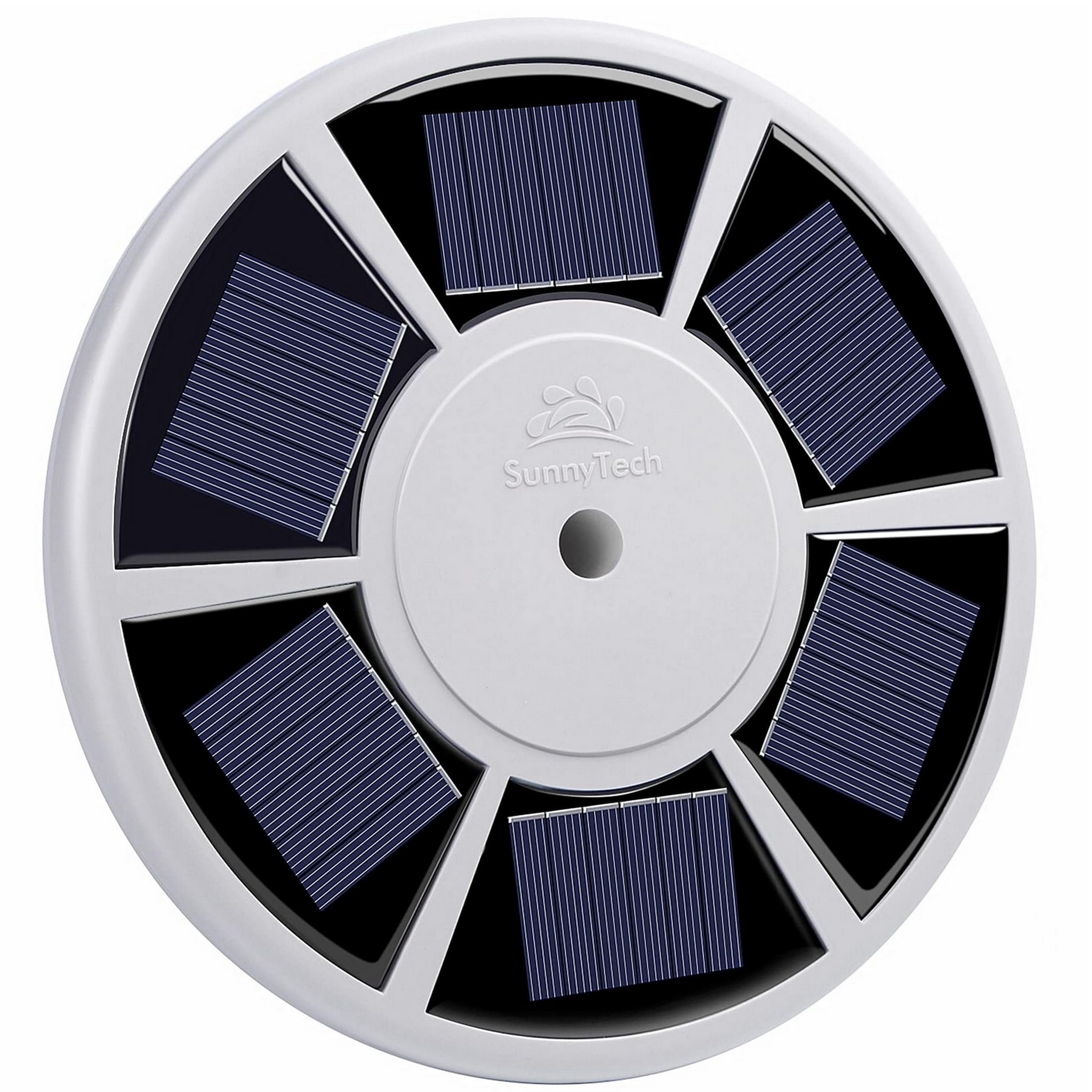 Sunnytech Solar Power Flag Pole Flagpole Light Auto Active Green Energy Factory Direct Supply