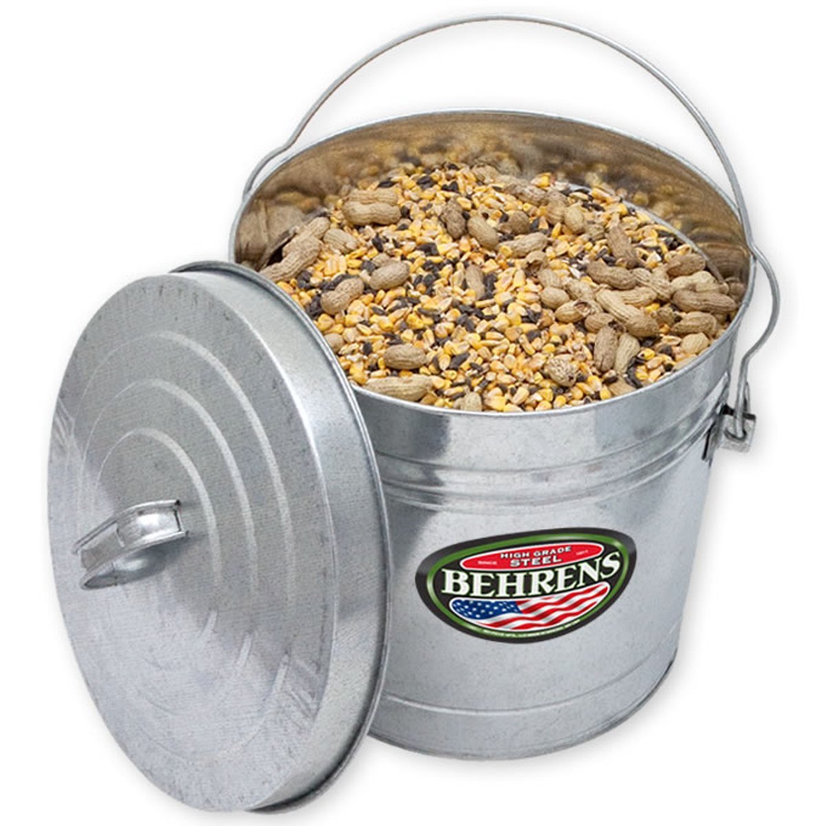 Behrens 085995001096 Next Page 6110 10-Gallon Locking Lid Can, Steel