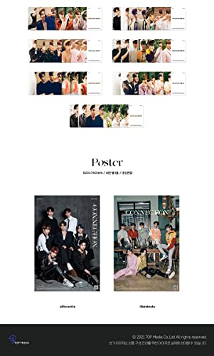 UP10TION Connection 2nd Album Silhouette Version CD+1p Folding Poster On Pack+80p Booklet+1p Sticket+1p Bookmark+2p Selfie PhotoCard+Tracking Kpop Sealed