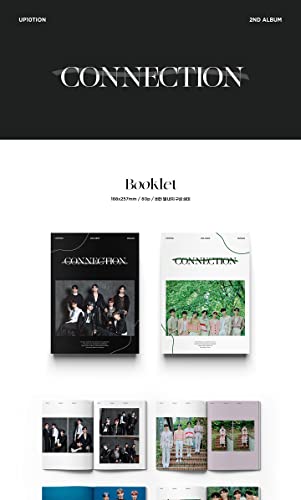 UP10TION Connection 2nd Album Silhouette Version CD+1p Folding Poster On Pack+80p Booklet+1p Sticket+1p Bookmark+2p Selfie PhotoCard+Tracking Kpop Sealed