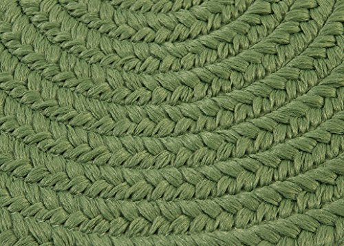 Colonial Mills Reversible Flat-Braid Runner Rug 2'4" x 6 Moss Green