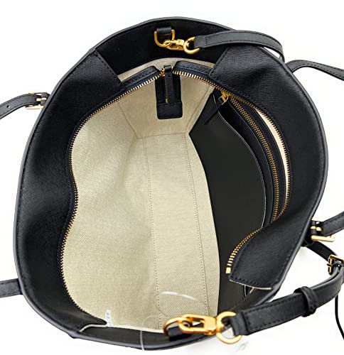 Tory Burch Emerson Leather Women's Tote (Black)