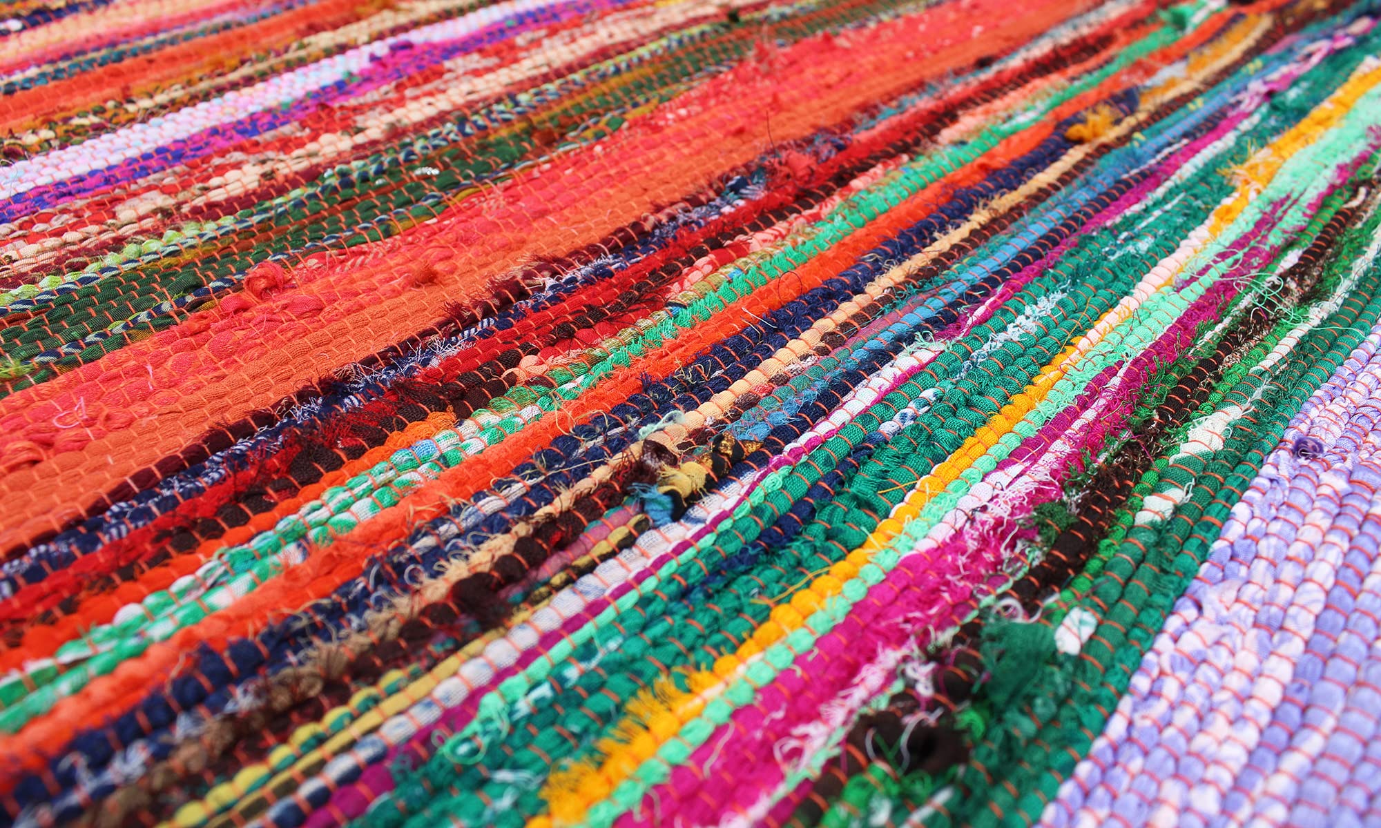 Handmade Braided Chindi Rug, Rag Rug, Area Rug, Carpet Rug, Runner Rug 3x5 Foot, 4x6 Foot, 5x7 Foot, Carpet Rug (4x6 Foot)