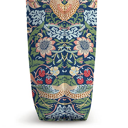 Strawberry Thief William Morris Art Nouveau Pattern Blue Tote Bag