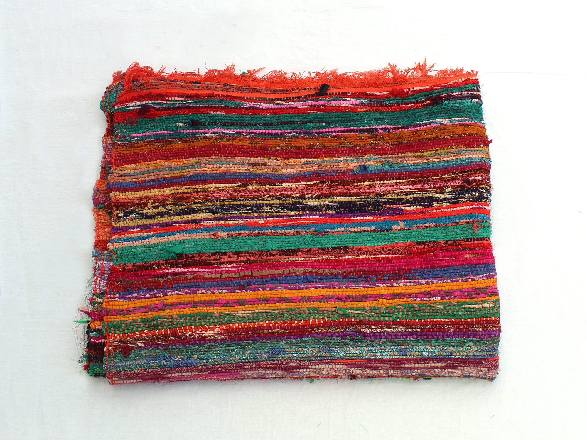 Handmade Braided Chindi Rug, Rag Rug, Area Rug, Carpet Rug, Runner Rug 3x5 Foot, 4x6 Foot, 5x7 Foot, Carpet Rug (4x6 Foot)