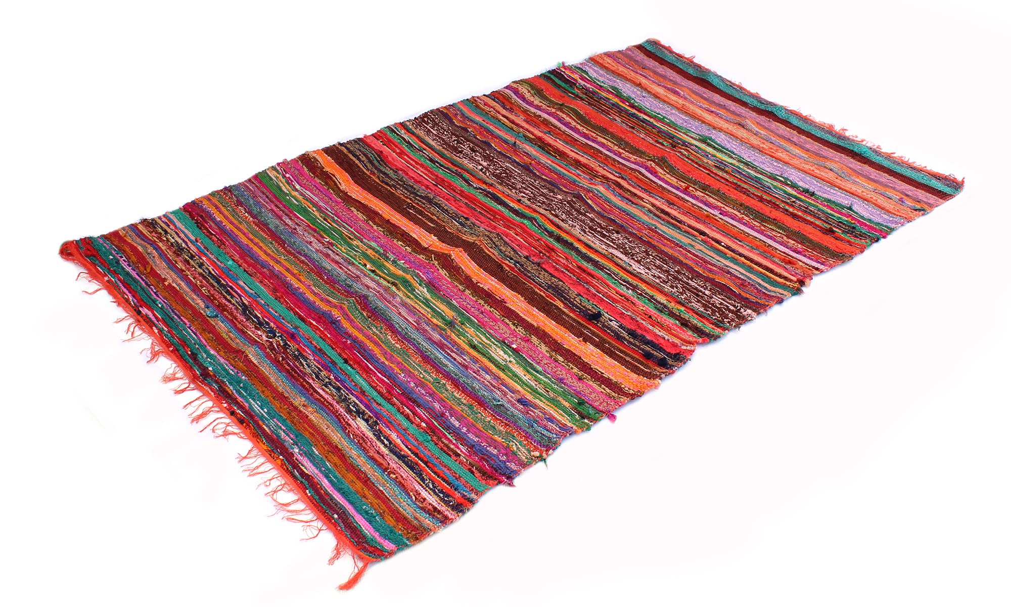 Handmade Braided Chindi Rug, Rag Rug, Area Rug, Carpet Rug, Runner Rug 3x5 Foot, 4x6 Foot, 5x7 Foot, Carpet Rug (4x6 Foot)