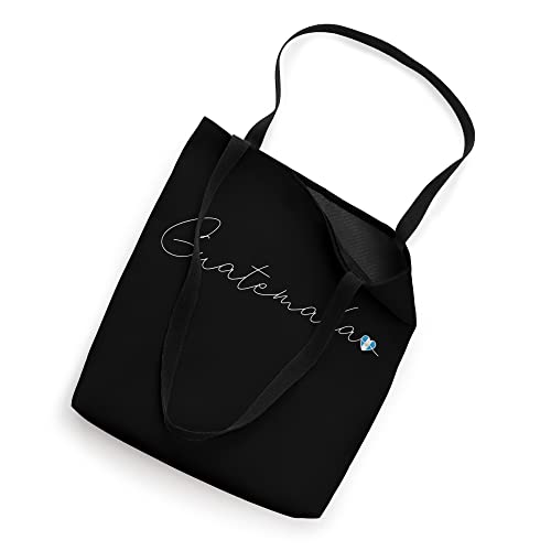 Guatemala Simple Love Guatemalan Flag Heart on Guatemala Tote Bag