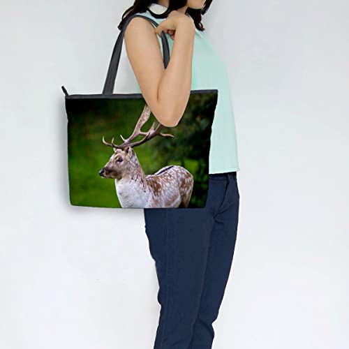 Reindeer handle bag Shoulder Tote Bag For Women Fashion Multi functional Bag Shopping Travel GYM Outdoors