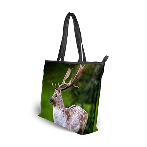 Reindeer handle bag Shoulder Tote Bag For Women Fashion Multi functional Bag Shopping Travel GYM Outdoors