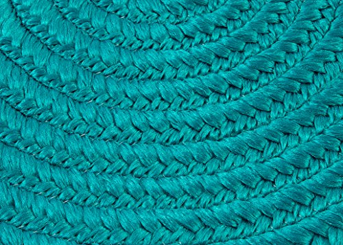 Colonial Mills Reversible Flat-Braid Runner Rug, 2'4" x 6, Aqua