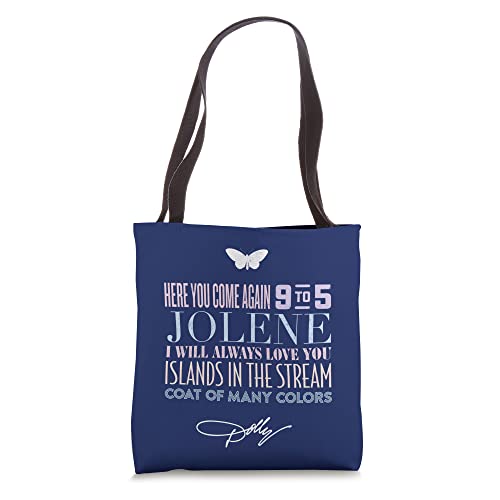 Dolly Parton Greatest Hits Tote Bag