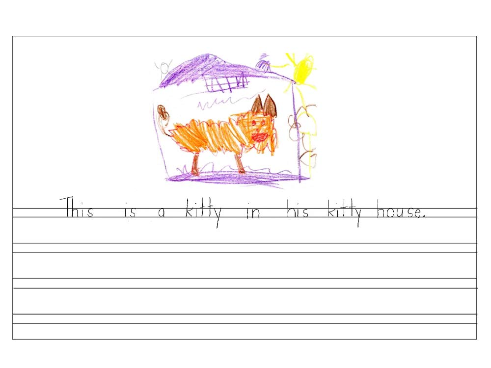 Handwriting Without Tears Learning Without Tears Big Sheet Draw & Write Paper K–Grade 1, Writing, Drawing, Handwriting, Sentence Practice- for School or Home Use