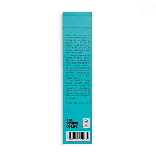 The School of Life - The Book of Bookmarks - 20 Bookmarks on The Theme of Reading