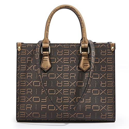 Large Tote Handbags for Women, Faux Leather Ladies Top-handle Bags Womens Large Shoulder Purses and Handbags Women's Fashion PVC Signature Leather Pocketbooks